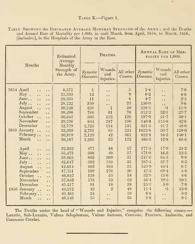 Dataviz Pioneer Florence Nightingale | tapegraph blog